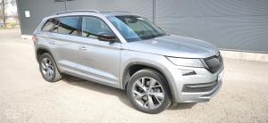 Grey Skoda Kodiaq 2018 in Kaunas, with an engine capacity of 2.00 L and mileage of 365 thousand km for 16700 €, photo 5 on AUTOMOTO.COM.LV