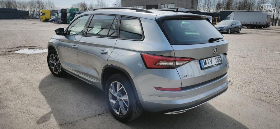 Grey Skoda Kodiaq 2018 in Kaunas, with an engine capacity of 2.00 L and mileage of 365 thousand km for 16700 €, photo 7 on AUTOMOTO.COM.LV