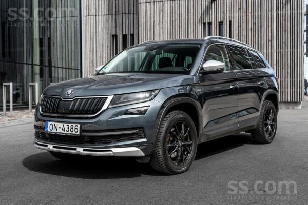 Pelēks Skoda Kodiaq 2018 Rīga, ar dzinēja tilpumu 2.00 L un nobraukumu 175 tūkst. km par 21490 €, foto 1 vietnē AUTOMOTO.COM.LV