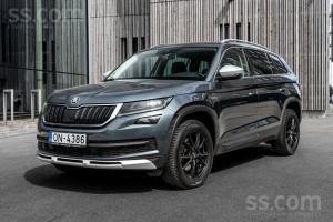 Pelēks Skoda Kodiaq 2018 Rīga, ar dzinēja tilpumu 2.00 L un nobraukumu 175 tūkst. km par 21490 €, foto  vietnē AUTOMOTO.COM.LV
