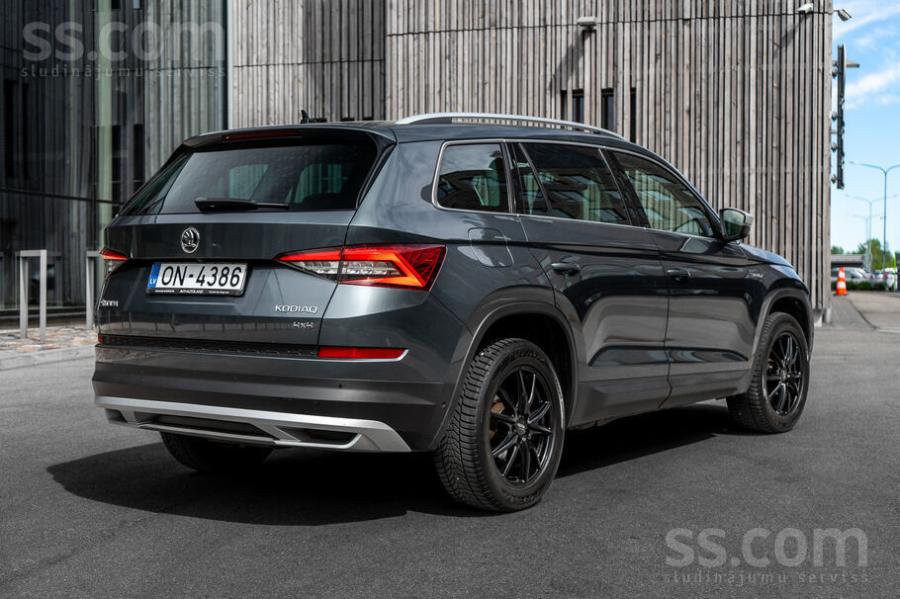 Pelēks Skoda Kodiaq 2018 Rīga, ar dzinēja tilpumu 2.00 L un nobraukumu 175 tūkst. km par 21490 €, foto 5 vietnē AUTOMOTO.COM.LV