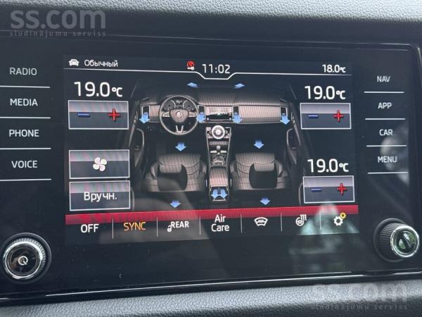 Серый Шкода Kodiaq 2018 в Рига, объемом двигателя 2.00 л и пробегом 235 тыс. км за 15991 €, фото 10 на AUTOMOTO.COM.LV