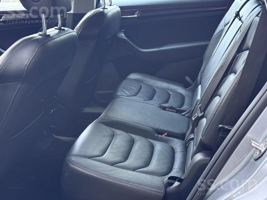 Grey Skoda Kodiaq 2018 in Riga, with an engine capacity of 2.00 L and mileage of 235 thousand km for 15991 €, photo 14 on AUTOMOTO.COM.LV
