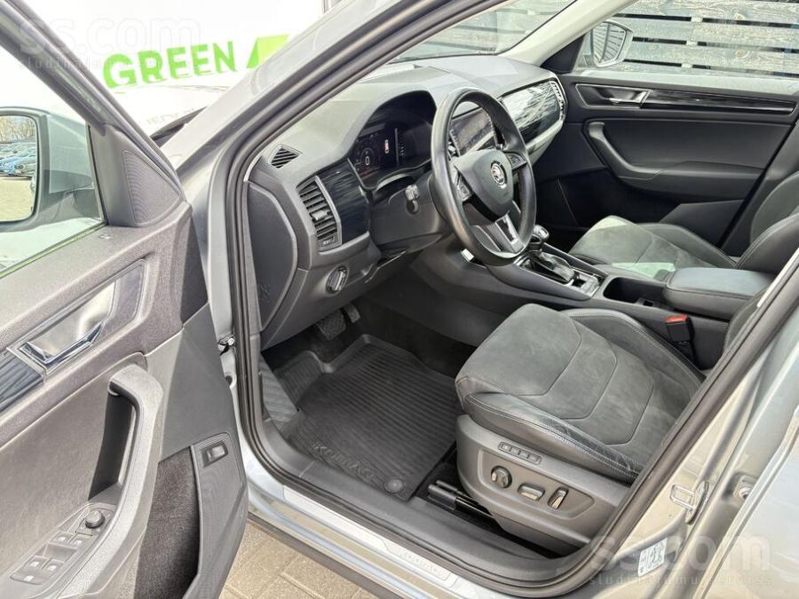 Grey Skoda Kodiaq 2018 in Riga, with an engine capacity of 1.50 L and mileage of 95 thousand km for 20900 €, photo 12 on AUTOMOTO.COM.LV