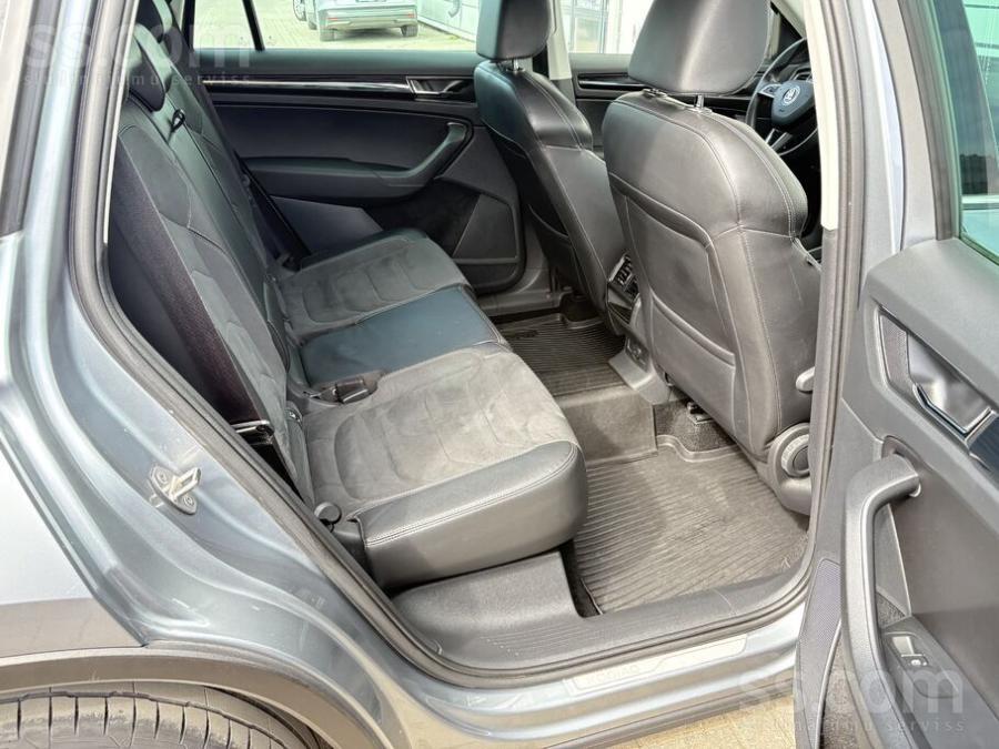 Grey Skoda Kodiaq 2018 in Riga, with an engine capacity of 1.50 L and mileage of 95 thousand km for 20900 €, photo 13 on AUTOMOTO.COM.LV