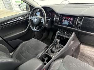 Grey Skoda Kodiaq 2018 in Riga, with an engine capacity of 1.50 L and mileage of 95 thousand km for 20900 €, photo 14 on AUTOMOTO.COM.LV