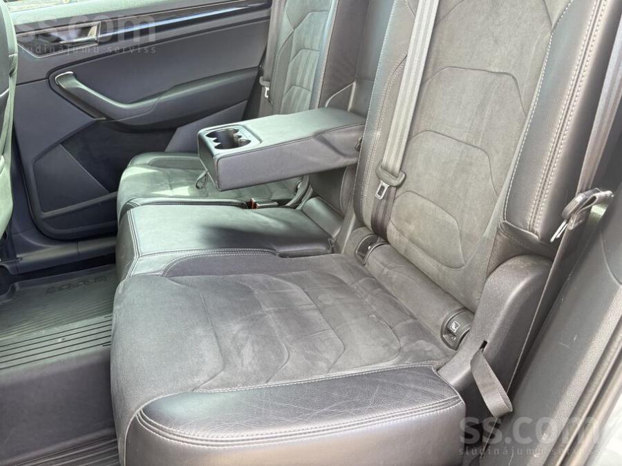 Grey Skoda Kodiaq 2018 in Riga, with an engine capacity of 1.50 L and mileage of 95 thousand km for 20900 €, photo 24 on AUTOMOTO.COM.LV