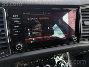 Grey Skoda Kodiaq 2018 in Riga, with an engine capacity of 1.50 L and mileage of 95 thousand km for 20900 €, photo 28 on AUTOMOTO.COM.LV