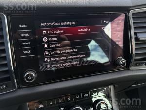 Grey Skoda Kodiaq 2018 in Riga, with an engine capacity of 1.50 L and mileage of 95 thousand km for 20900 €, photo 30 on AUTOMOTO.COM.LV