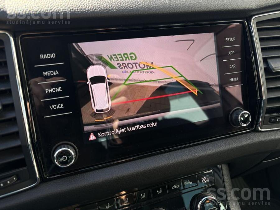 Grey Skoda Kodiaq 2018 in Riga, with an engine capacity of 1.50 L and mileage of 95 thousand km for 20900 €, photo 34 on AUTOMOTO.COM.LV