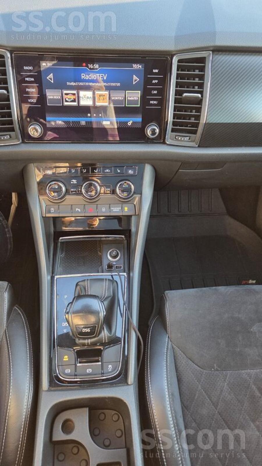 Pelēks Skoda Kodiaq 2018 Valmiera, ar dzinēja tilpumu 2.00 L un nobraukumu 238 tūkst. km par 23000 €, foto 7 vietnē AUTOMOTO.COM.LV