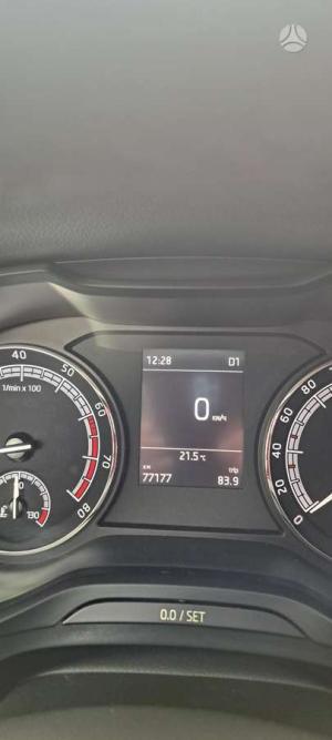 Grey Skoda Kodiaq 2018 in Vilnius, with an engine capacity of 1.50 L and mileage of 77 thousand km for 19490 €, photo 13 on AUTOMOTO.COM.LV