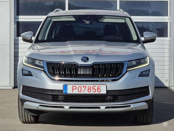 Grey Skoda Kodiaq 2018 in Jonava, with an engine capacity of 2.00 L and mileage of 273 thousand km for 20000 €, photo 2 on AUTOMOTO.COM.LV