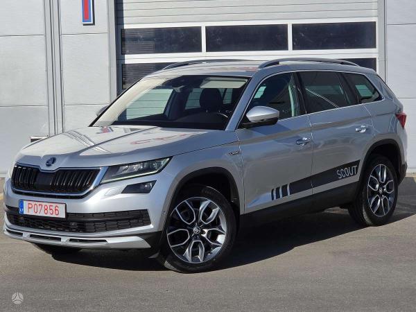 Grey Skoda Kodiaq 2018 in Jonava, with an engine capacity of 2.00 L and mileage of 273 thousand km for 20000 €, photo 5 on AUTOMOTO.COM.LV