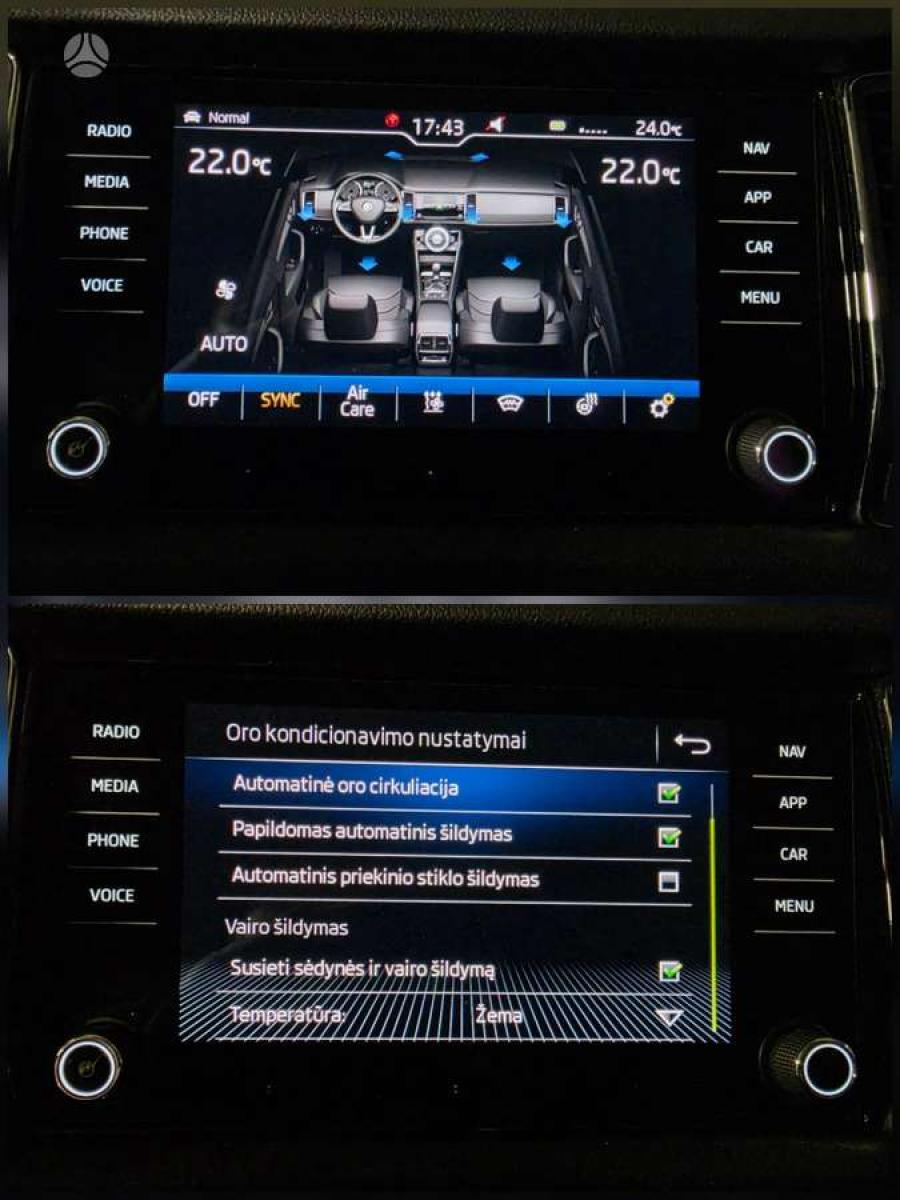 Серый Шкода Kodiaq 2018 в Ионава, объемом двигателя 2.00 л и пробегом 273 тыс. км за 20000 €, фото 26 на AUTOMOTO.COM.LV