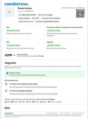 Серый Шкода Kodiaq 2018 в Ионава, объемом двигателя 2.00 л и пробегом 273 тыс. км за 20000 €, фото 42 на AUTOMOTO.COM.LV