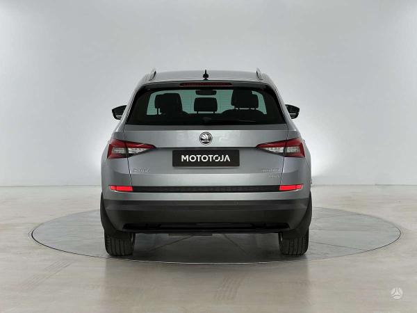 Grey Skoda Kodiaq 2018 in Vilnius, with an engine capacity of 1.97 L and mileage of 122 thousand km for 21900 €, photo 4 on AUTOMOTO.COM.LV