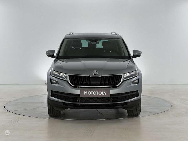 Grey Skoda Kodiaq 2018 in Vilnius, with an engine capacity of 1.97 L and mileage of 122 thousand km for 21900 €, photo 5 on AUTOMOTO.COM.LV