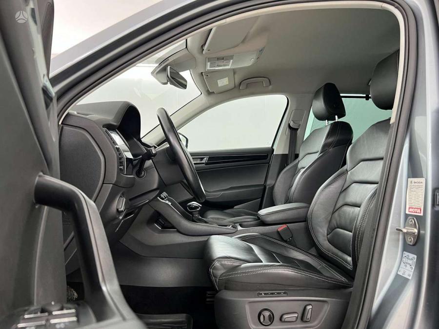 Серый Шкода Kodiaq 2018 в Вильнюс, объемом двигателя 1.97 л и пробегом 122 тыс. км за 21900 €, фото 12 на AUTOMOTO.COM.LV