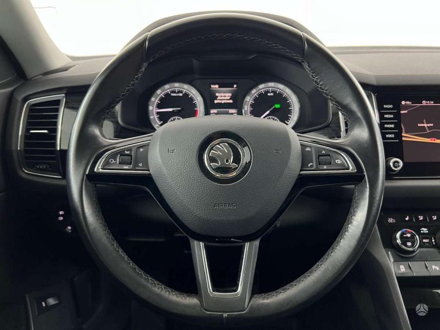 Серый Шкода Kodiaq 2018 в Вильнюс, объемом двигателя 1.97 л и пробегом 122 тыс. км за 21900 €, фото 13 на AUTOMOTO.COM.LV