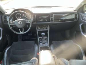 Grey Skoda Kodiaq 2018 in Marijampole, with an engine capacity of 1.97 L and mileage of 211 thousand km for 16900 €, photo 17 on AUTOMOTO.COM.LV