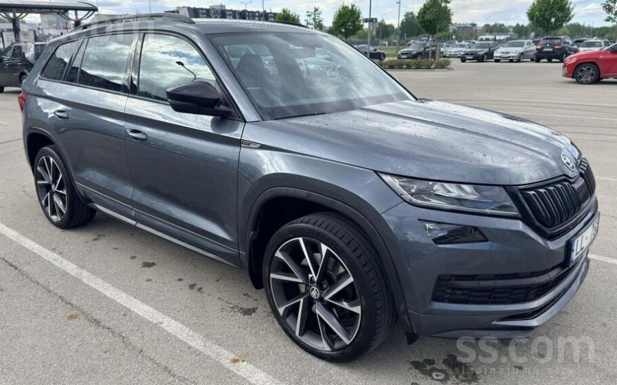 Pelēks Skoda Kodiaq 2018 Rīga, ar dzinēja tilpumu 2.00 L un nobraukumu 187 tūkst. km par 21000 €, foto 1 vietnē AUTOMOTO.COM.LV