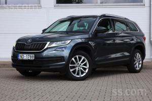 Grey Skoda Kodiaq 2018 in Riga, with an engine capacity of 2.00 L and mileage of 0 thousand km for 16495 €, photo  on AUTOMOTO.COM.LV