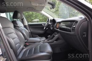 Grey Skoda Kodiaq 2018 in Riga, with an engine capacity of 2.00 L and mileage of 0 thousand km for 16495 €, photo 15 on AUTOMOTO.COM.LV
