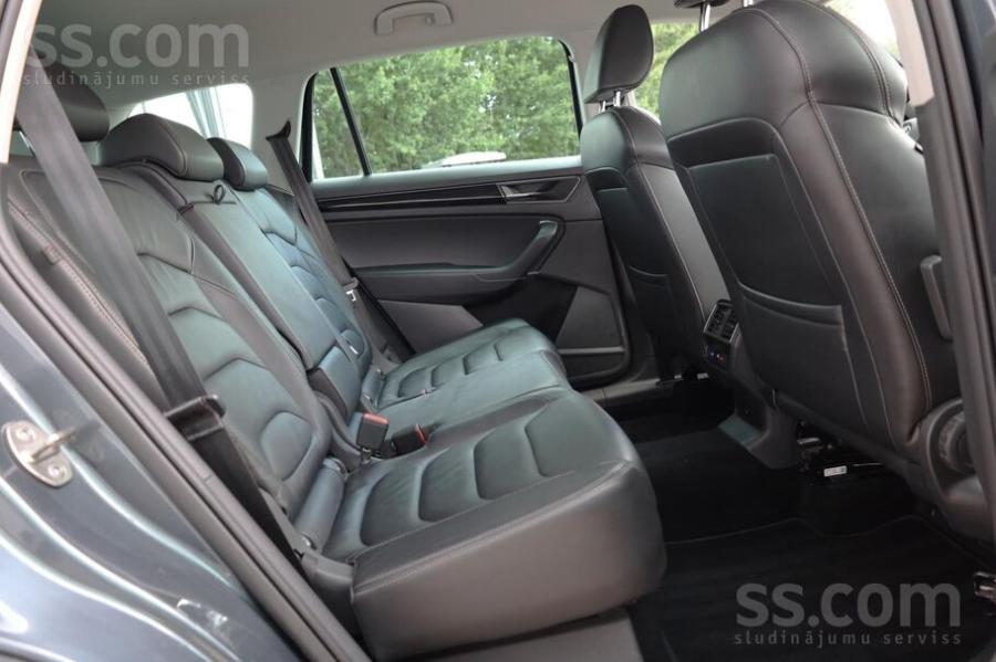 Grey Skoda Kodiaq 2018 in Riga, with an engine capacity of 2.00 L and mileage of 0 thousand km for 16495 €, photo 18 on AUTOMOTO.COM.LV