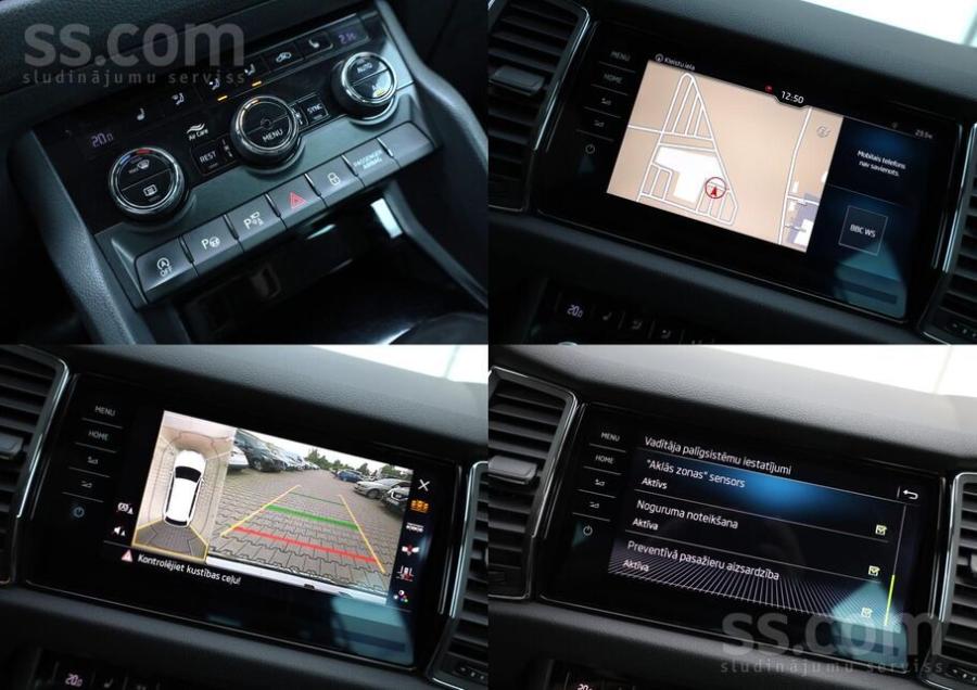 Grey Skoda Kodiaq 2018 in Riga, with an engine capacity of 2.00 L and mileage of 0 thousand km for 16495 €, photo 19 on AUTOMOTO.COM.LV