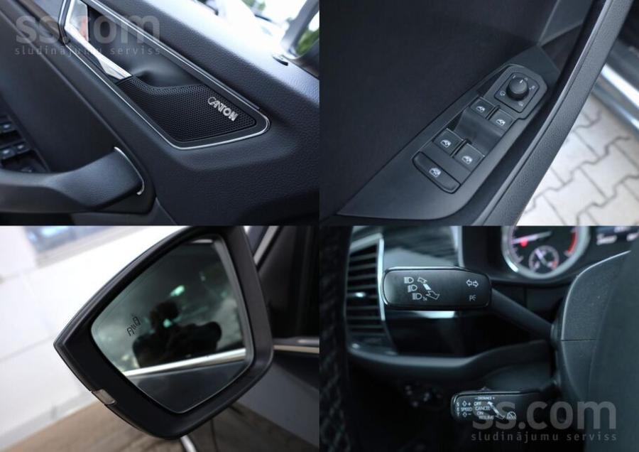 Grey Skoda Kodiaq 2018 in Riga, with an engine capacity of 2.00 L and mileage of 0 thousand km for 16495 €, photo 20 on AUTOMOTO.COM.LV