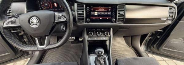 Pelēks Skoda Kodiaq 2018 Anykščiai, ar dzinēja tilpumu 2.00 L un nobraukumu 187 tūkst. km par 20999 €, foto 5 vietnē AUTOMOTO.COM.LV
