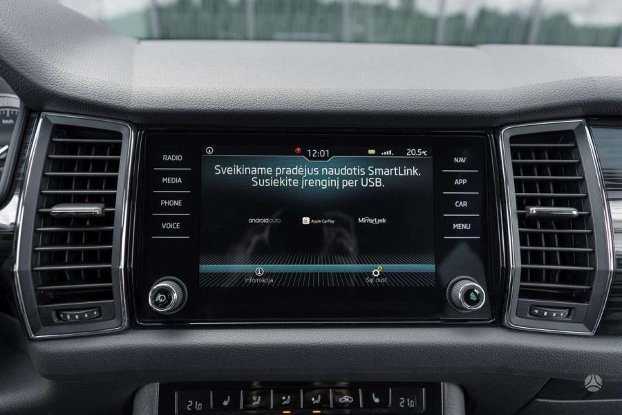 Серый Шкода Kodiaq 2018 в Вильнюс, объемом двигателя 1.40 л и пробегом 138 тыс. км за 17700 €, фото 27 на AUTOMOTO.COM.LV