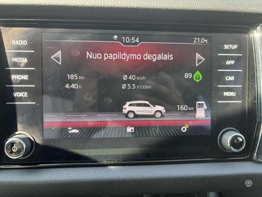 Серый Шкода Kodiaq 2018 в Клайпеда, объемом двигателя 1.97 л и пробегом 266 тыс. км за 14600 €, фото 14 на AUTOMOTO.COM.LV