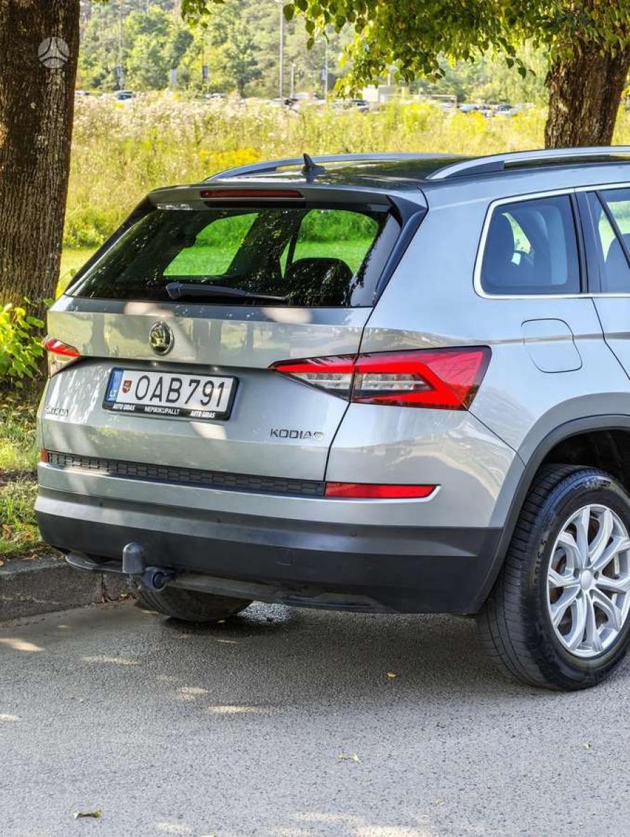 Серый Шкода Kodiaq 2018 в Вильнюс, объемом двигателя 1.97 л и пробегом 161 тыс. км за 21000 €, фото 7 на AUTOMOTO.COM.LV