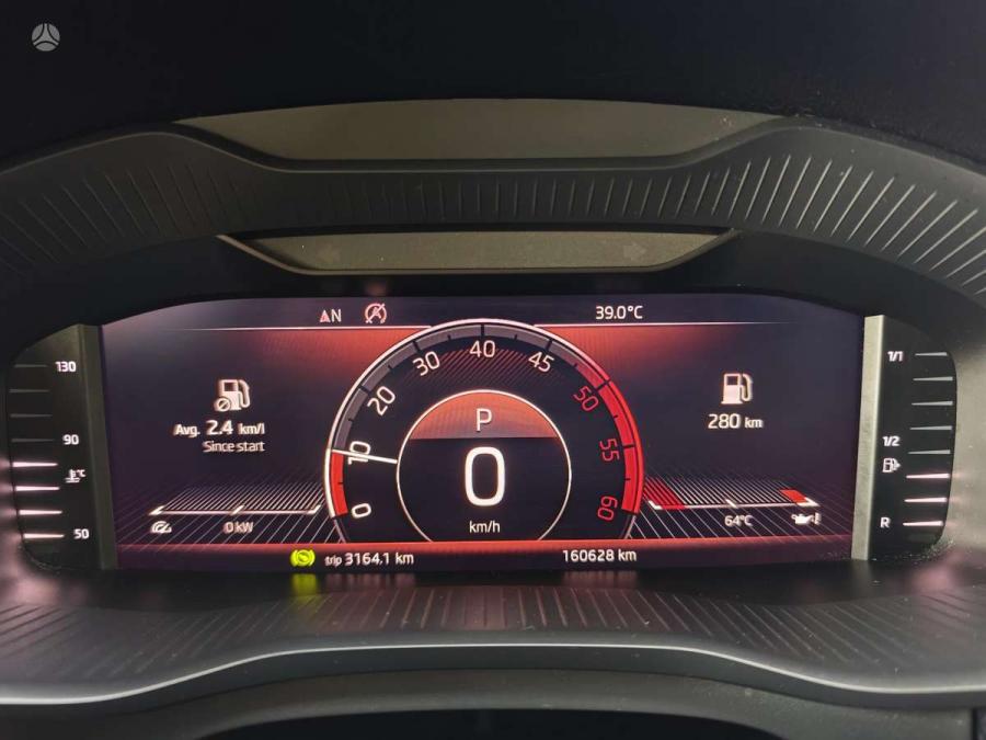 Серый Шкода Kodiaq 2018 в Вильнюс, объемом двигателя 1.97 л и пробегом 161 тыс. км за 21000 €, фото 24 на AUTOMOTO.COM.LV