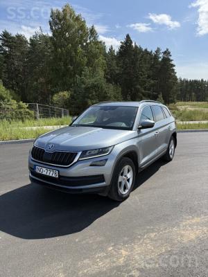 Grey Skoda Kodiaq 2018 in Riga, with an engine capacity of 2.00 L and mileage of 162 thousand km for 20600 €, photo  on AUTOMOTO.COM.LV