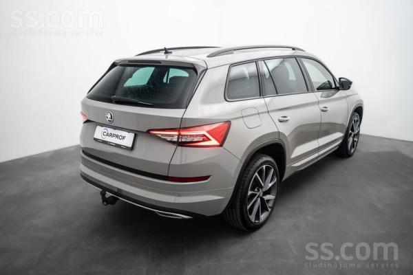 Grey Skoda Kodiaq 2018 in Tallinn, with an engine capacity of 2.00 L and mileage of 151 thousand km for 22899 €, photo 4 on AUTOMOTO.COM.LV