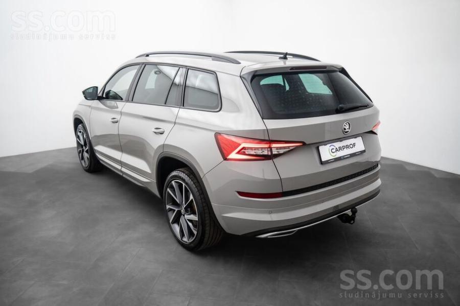 Grey Skoda Kodiaq 2018 in Tallinn, with an engine capacity of 2.00 L and mileage of 151 thousand km for 22899 €, photo 9 on AUTOMOTO.COM.LV