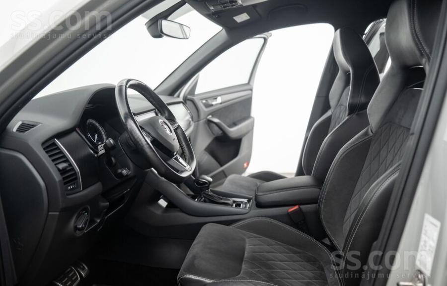 Grey Skoda Kodiaq 2018 in Tallinn, with an engine capacity of 2.00 L and mileage of 151 thousand km for 22899 €, photo 10 on AUTOMOTO.COM.LV
