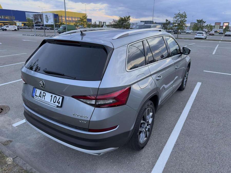 Серый Шкода Kodiaq 2018 в Вильнюс, объемом двигателя 1.97 л и пробегом 233 тыс. км за 20990 €, фото 4 на AUTOMOTO.COM.LV