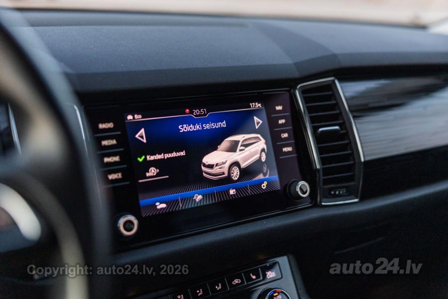Серый Шкода Kodiaq 2018 в Тарту, объемом двигателя 2.00 л и пробегом 200 тыс. км за 20900 €, фото 22 на AUTOMOTO.COM.LV