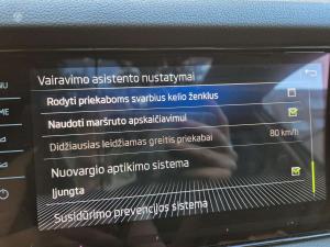 Pelēks Skoda Kodiaq 2018 Viļņa, ar dzinēja tilpumu 2.00 L un nobraukumu 225 tūkst. km par 16700 €, foto 55 vietnē AUTOMOTO.COM.LV
