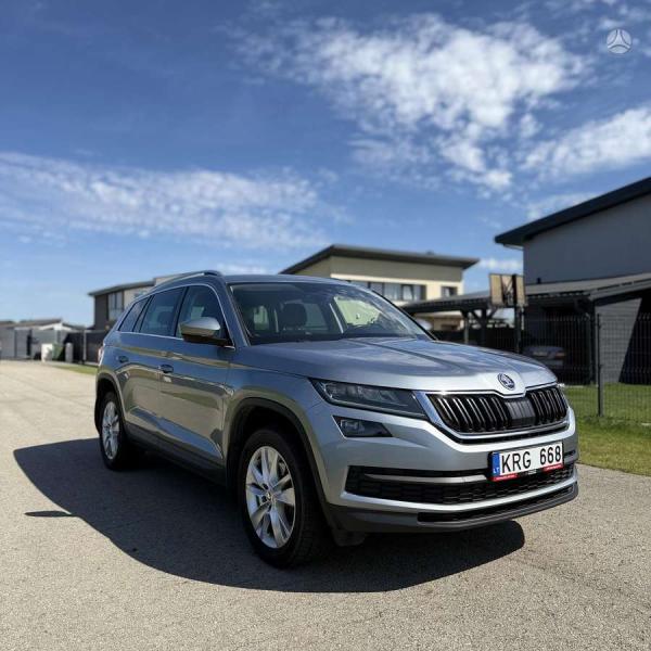 Grey Skoda Kodiaq 2018 in Kaunas, with an engine capacity of 1.97 L and mileage of 272 thousand km for 14500 €, photo 7 on AUTOMOTO.COM.LV