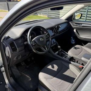 Grey Skoda Kodiaq 2018 in Kaunas, with an engine capacity of 1.97 L and mileage of 272 thousand km for 14500 €, photo 13 on AUTOMOTO.COM.LV