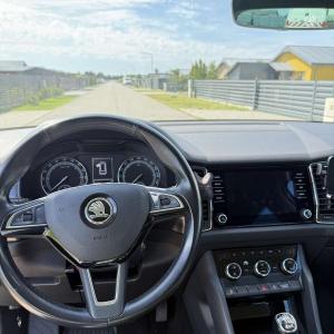 Grey Skoda Kodiaq 2018 in Kaunas, with an engine capacity of 1.97 L and mileage of 272 thousand km for 14500 €, photo 15 on AUTOMOTO.COM.LV