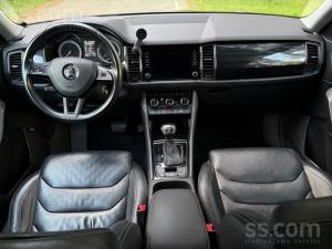 Grey Skoda Kodiaq 2018 in Riga, with an engine capacity of 2.00 L and mileage of 211 thousand km for 17800 €, photo 10 on AUTOMOTO.COM.LV