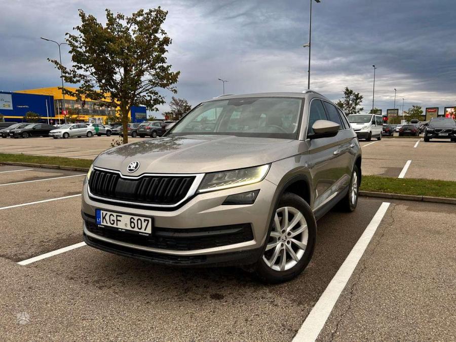 Серый Шкода Kodiaq 2018 в Вильнюс, объемом двигателя 1.97 л и пробегом 121 тыс. км за 19400 €, фото 1 на AUTOMOTO.COM.LV