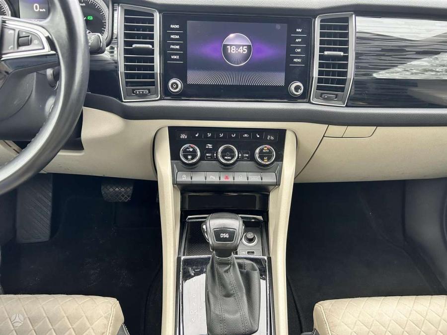 Серый Шкода Kodiaq 2018 в Вильнюс, объемом двигателя 1.97 л и пробегом 121 тыс. км за 19400 €, фото 13 на AUTOMOTO.COM.LV