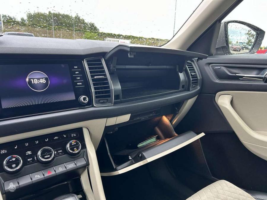 Серый Шкода Kodiaq 2018 в Вильнюс, объемом двигателя 1.97 л и пробегом 121 тыс. км за 19400 €, фото 14 на AUTOMOTO.COM.LV